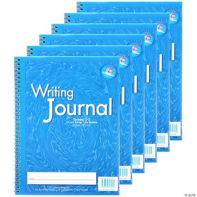 Zaner-Bloser My Writing Journal, Grade 2-3, Blue, Pack of 6 | Oriental ...