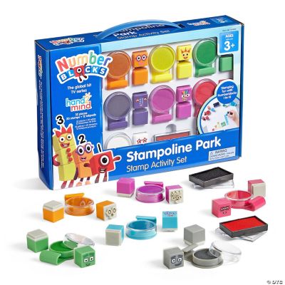 Hand2Mind Numberblocks Stampoline Park Stamp Activity Set | Oriental ...
