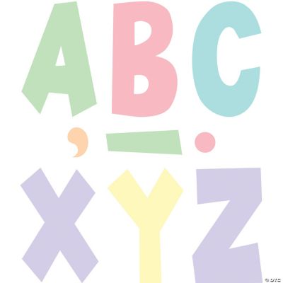 Teacher Created Resources Pastel Pop 7" Fun Font Letters, 120 Per Pack ...