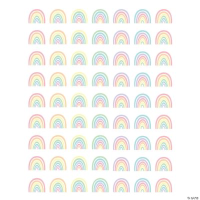 Teacher Created Resources Pastel Pop Rainbows Mini Stickers, 378 Per ...