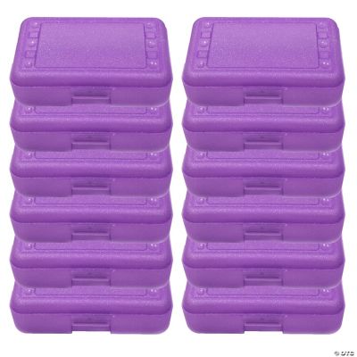 Romanoff Pencil Box, Purple Sparkle, Pack of 12 | Oriental Trading