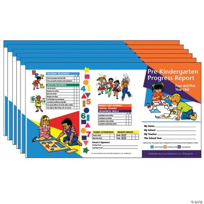 Hayes Publishing Pre-Kindergarten Progress Report (4 and 5 year olds ...