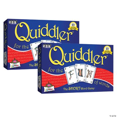 SET Family Games Quiddler Word Game, Pack of 2 | Oriental Trading