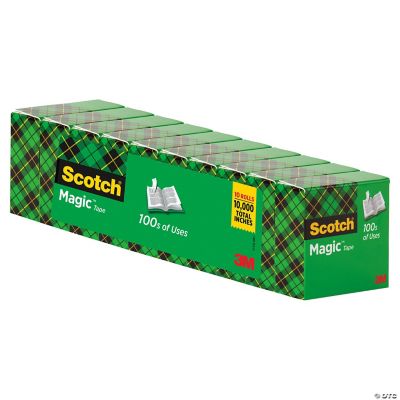 Scotch Magic Tape Refill Rolls, 3/4" x 1000", Pack of 10 | Oriental Trading