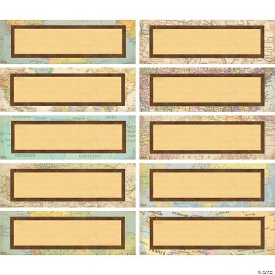 Teacher Created Resources Travel the Map Labels Magnetic Accents, 20 ...