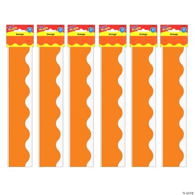 TREND Orange Bulletin Board Borders Terrific Trimmers, 39 Feet Per Pack ...