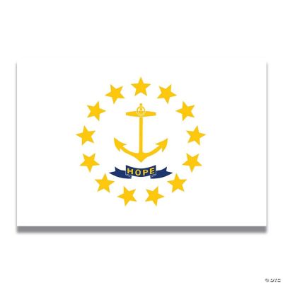 Magnet Me Up Rhode Island US State Flag Magnet Decal, 4x6 Inches, Heavy ...