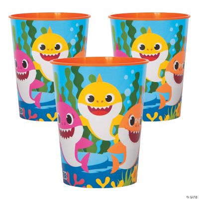 Bulk 12 Ct. Baby Shark Reusable Plastic Cups | Oriental Trading