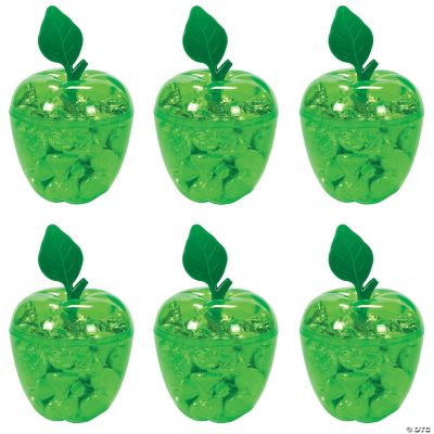 Bulk 48 Pc. Green Apple BPA-Free Plastic Favor Containers | Oriental ...
