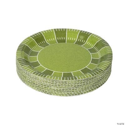Hammont - Football Themed 7 Disposable Round Paper Plates - 50 Pack ...
