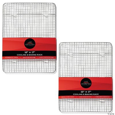 Last Confection 2pk Stainless Steel 12" x 17" Baking & Cooling Racks ...