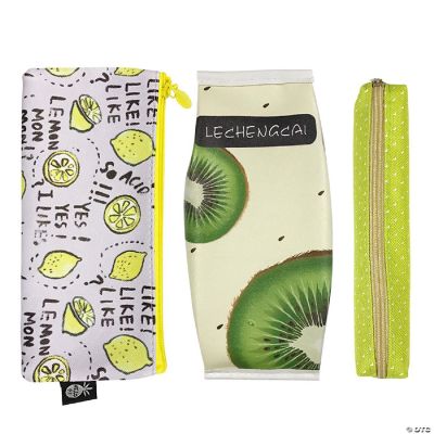 Wrapables Trendy Food Pencil Case and Stationery Pouches (Set of 3 ...