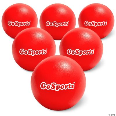 GoSports 7 Inch Soft Skin Foam Playground Dodgeballs - 6 Pack Set for ...