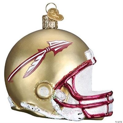 Old World Christmas Blown Glass Ornament, Florida State Football Helmet ...