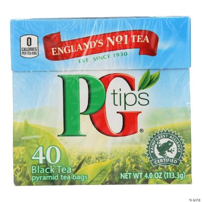 PG Tips Black Tea - Pyramid - Case of 6 - 40 Bags