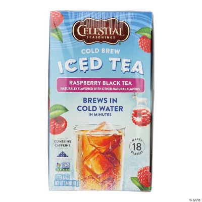 Celestial Seasonings - Ice Tea Cold Brw Raspberry Black - Case of 6-18 BAG