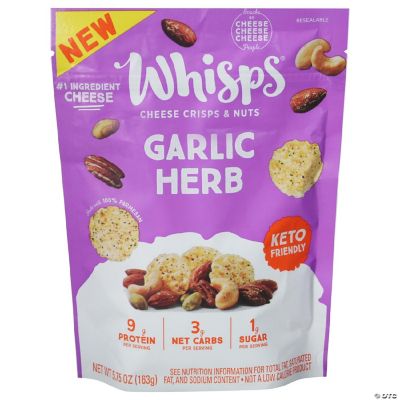 Whisps - Crisps Chs Nuts Gar Herb - Case of 6-5.75 OZ