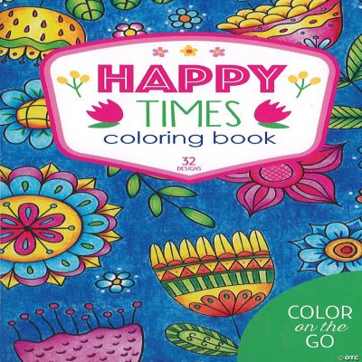 Leisure Arts Color/Go Happy Times Coloring Bk
