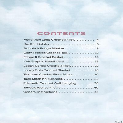 Leisure Arts Daydream Pattern Coll Knit&Crochet Bk