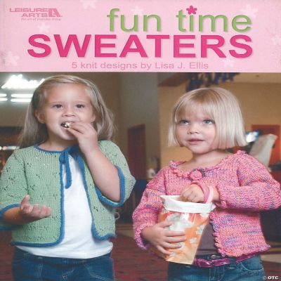 Leisure Arts Fun Time Sweaters Knit Bk | Oriental Trading