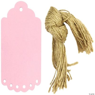 Wrapables 10 Gift Tags/Kraft Hang Tags with Free Cut Strings for Gifts ...