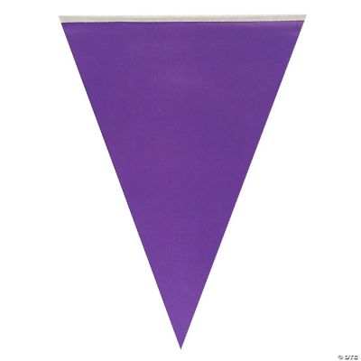 Wrapables Purple Triangle Pennant Banner Party Decorations | Oriental ...