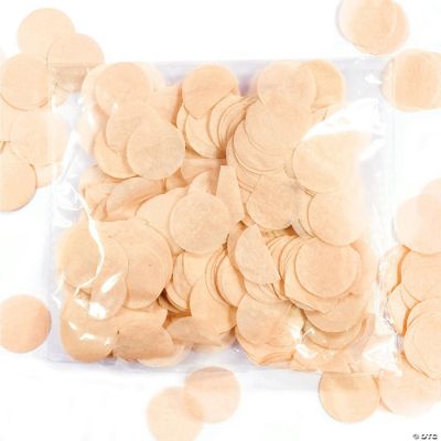 Wrapables Peach Round Tissue Paper Confetti 1" Circle Confetti ...