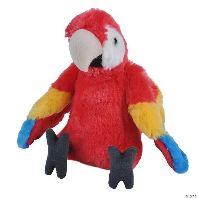 Wild Republic Cuddlekins Scarlet Macaw Stuffed Animal, 12 Inches ...