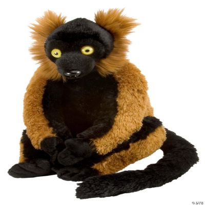 Wild Republic Cuddlekins Red Ruffed Lemur Stuffed Animal, 12 Inches ...