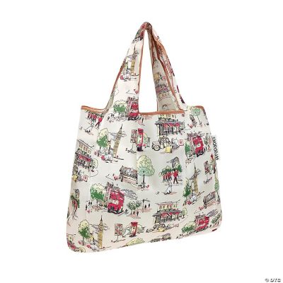 Wrapables Small Foldable Tote Nylon Reusable Grocery Bags, England ...