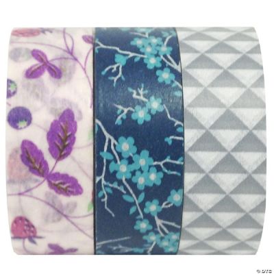 Wrapables Berry Blend 10M x 15mm Washi Masking Tape (set of 3 ...