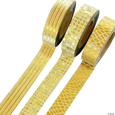 Wrapables Glitter and Shine Washi Tapes Decorative Masking Tapes (Set ...