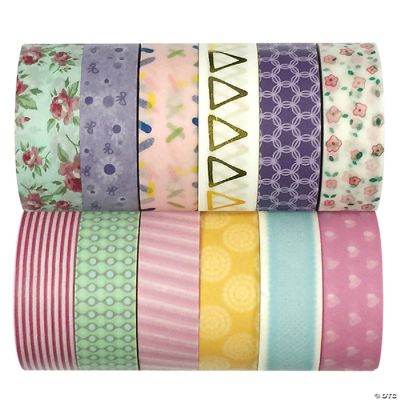 Wrapables Washi Tapes Decorative Masking Tapes, Set of 12 - Spring ...