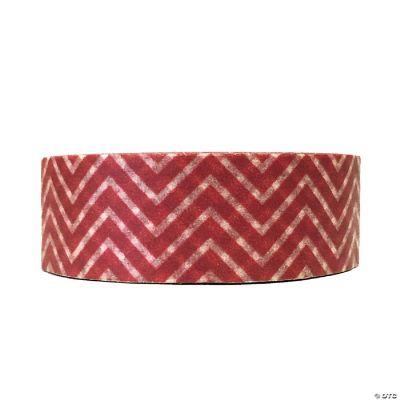 Wrapables Decorative Washi Masking Tape, Maroon Tread | Oriental Trading