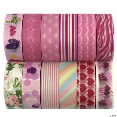 Wrapables Sweet Pink Washi Tapes Decorative Masking Tapes (ADSET15 ...