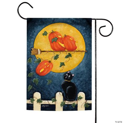 Toland Home Garden 12.5" x 18" Scardey Cat Garden Flag
