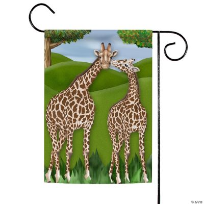 Toland Home Garden 12.5" x 18" Giraffe Love Garden Flag