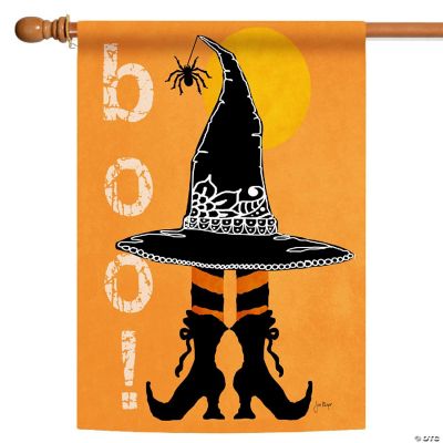 Toland Home Garden 28" x 40" Boo Boots Double Sided House Flag