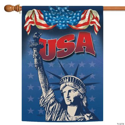 Toland Home Garden 28" x 40" Lady Liberty Double Sided House Flag