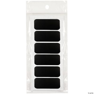 Wrapables Set of 60 Chalkboard Labels / Chalkboard Stickers, 2.125" x 1 ...