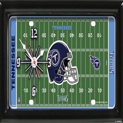 TENN TITANS FIELD CLOCK | Oriental Trading