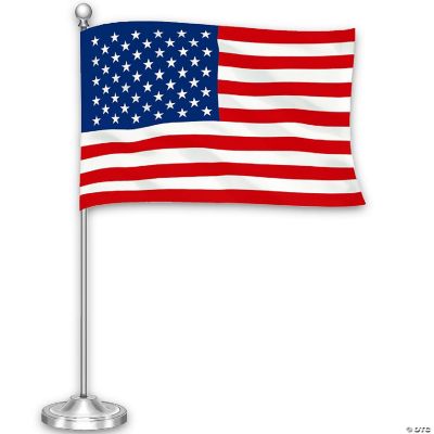 G128 5.5x8.25 Inches 1PK USA Printed 300D Polyester Desk Flag ...