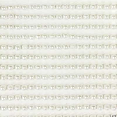 Wrapables 3mm Sticker Pearls Adhesive Pearl Gem Sticker Strips, 750 ...