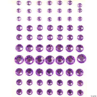 Wrapables 91 Pieces Crystal Diamond Sticker Adhesive Rhinestones 4/6/8 ...