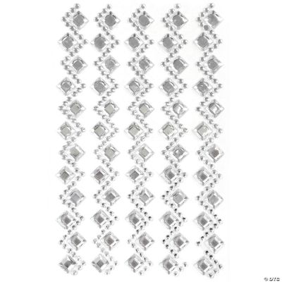Wrapables Diamond and Round Acrylic Self Adhesive Crystal Gem Stickers ...