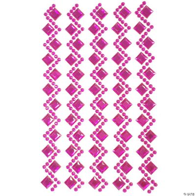 Wrapables Diamond and Round Acrylic Self Adhesive Crystal Gem Stickers ...