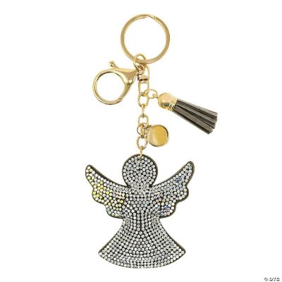 Wrapables Crystal Bling Key Chain Keyring with Tassel Car Purse Handbag ...