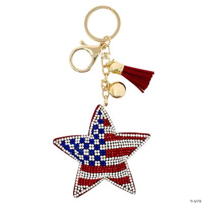 Wrapables Crystal Bling Key Chain Keyring with Tassel Car Purse Handbag ...