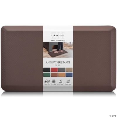 Zulay Kitchen Zulay Home Anti Fatigue Mat 20X39 Brown