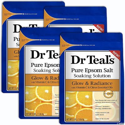 Dr. Teal's Glow & Radiance with Vitamin C & Citrus Essential Oils Pure ...